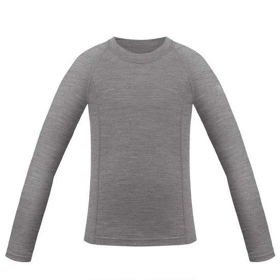 Sous Pull Merino Poivre Blanc 1840 Stone Grey Heather 2 Fille Gris ...