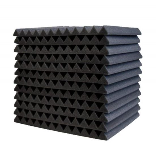 Mousse acoustique - OMABETA - 12 pièces - 30x30cm - Insonorisation ...