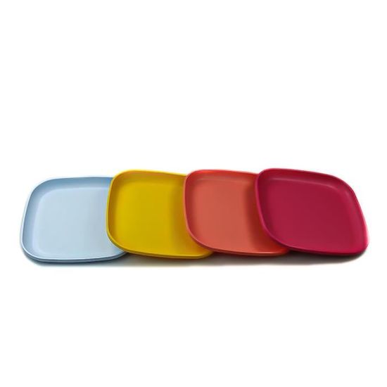 TUPPERWARE Eco ensemble d assiettes (4) + CHIFFON EN MICROFIBRE ...