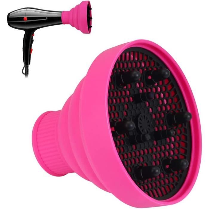 Diffuseur Sèche-Cheveux,Diffuseur en Silicone Pliable Accessoire Sèche ...
