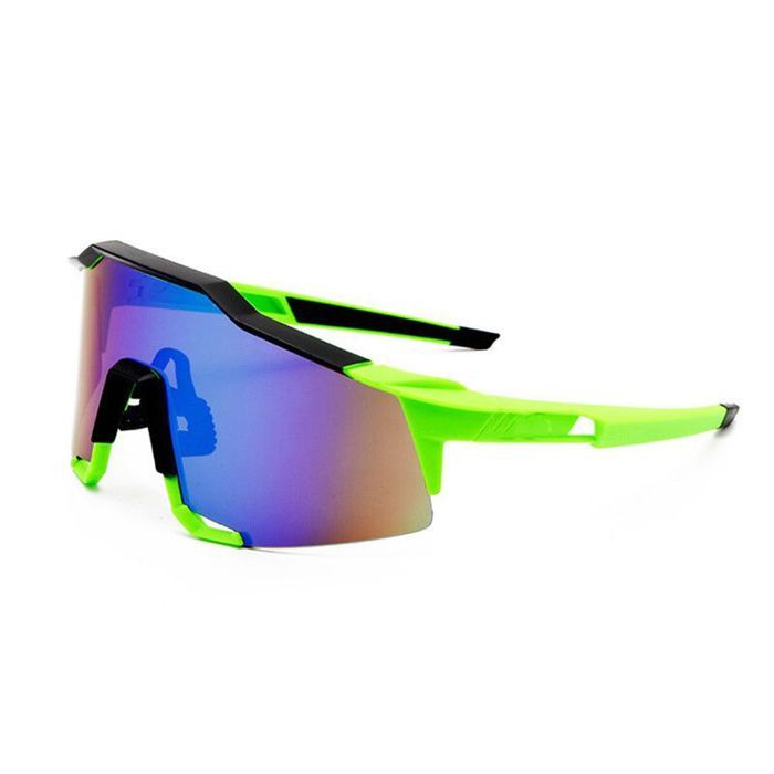 Sharphy Lunettes De Soleil Homme Polarisé Vert Sport Grand Cadre Métal ...