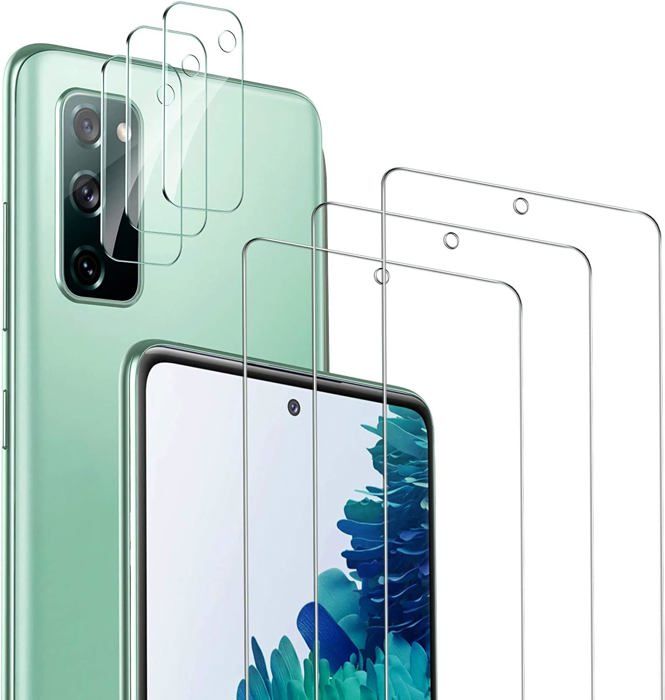 Lot De 3 Protège écrans Et Objectifs Pour Samsung Galaxy S20 Fe En