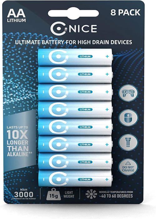(Pack De 8) AA Piles Lithium Mignon L91 3000mah Non rechargeable1,5V ...