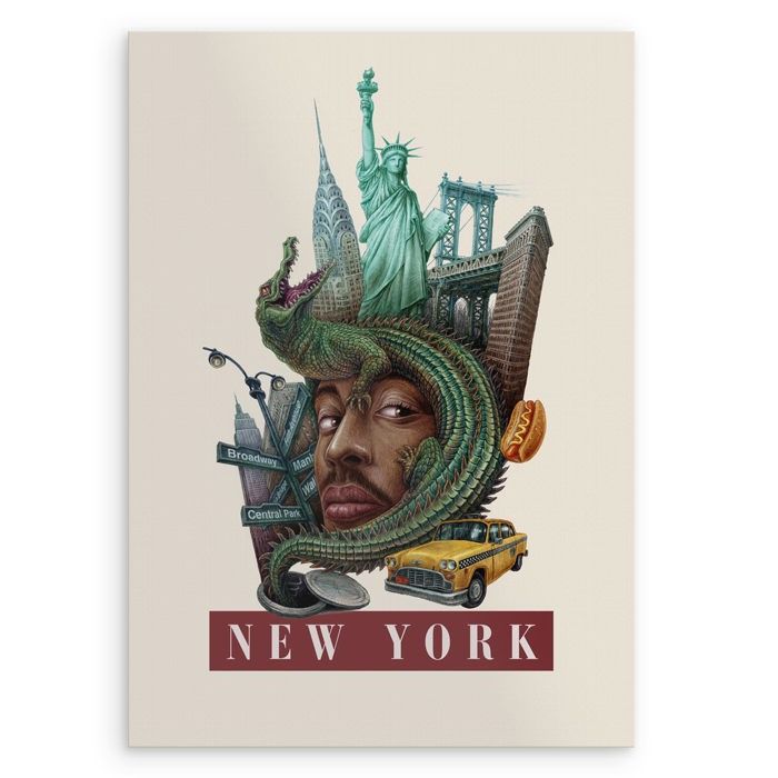 Affiche, design de ville américaine, art New York, imprimé New York 29 ...