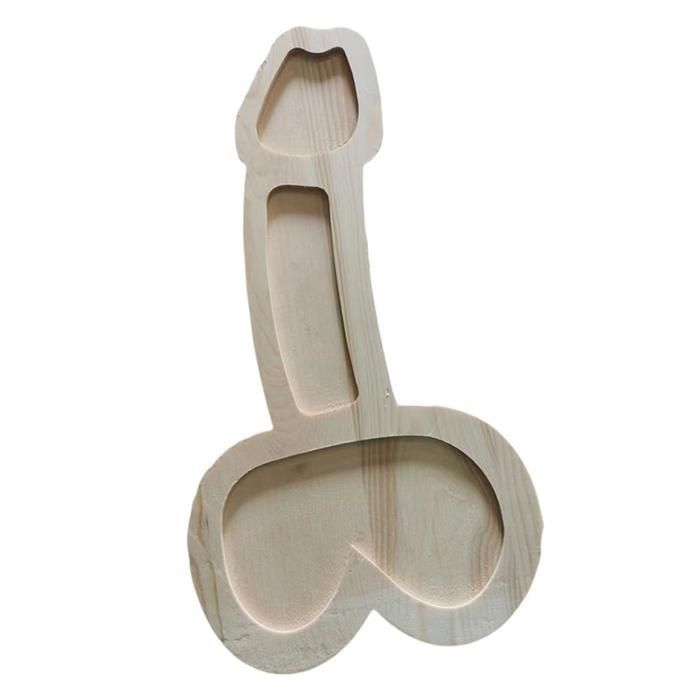 Assiette apéritive - Bois - Forme cœur - 24x15cm - 130g - Décoration festive - Cdiscount Maison