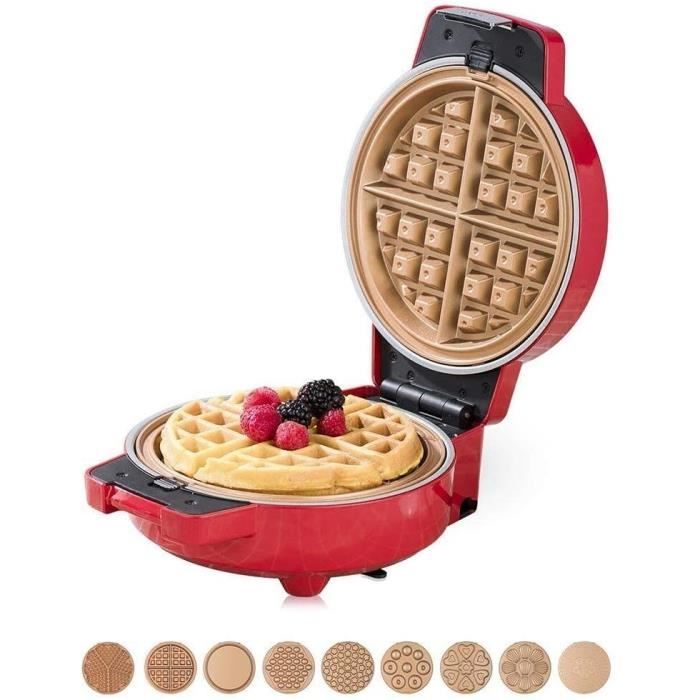 Gaufrier Mini Gaufrier Sandwich Machine à pain antiadhésifs Double ...