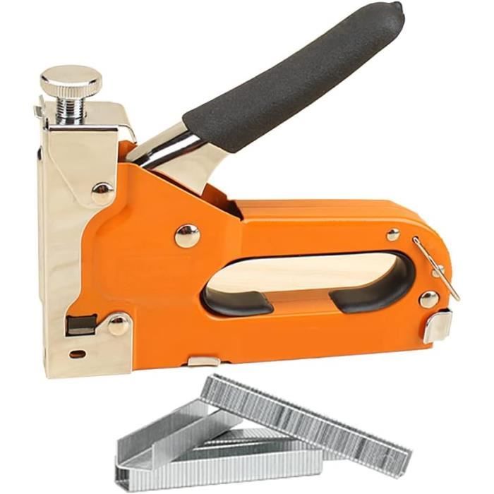 Agrafeuse Murale 3 En 1 Avec 600 Agrafes, Extracteur D'Agrafe, Cloueur ...