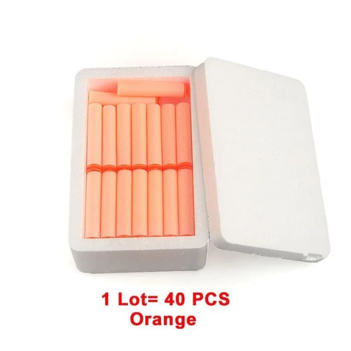 Balles en mousse - Generic - 40 pcs - Orange - 60mm - 12mm - Sécurisées ...