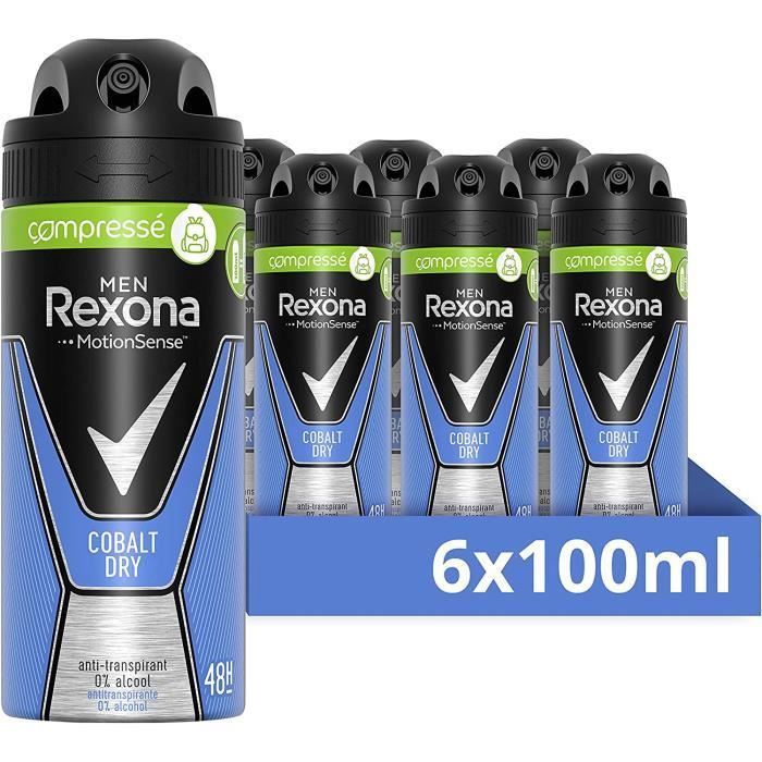 Men Déodorant Homme Spray Anti-Transpirant Cobalt Dry Efficace 48h ...