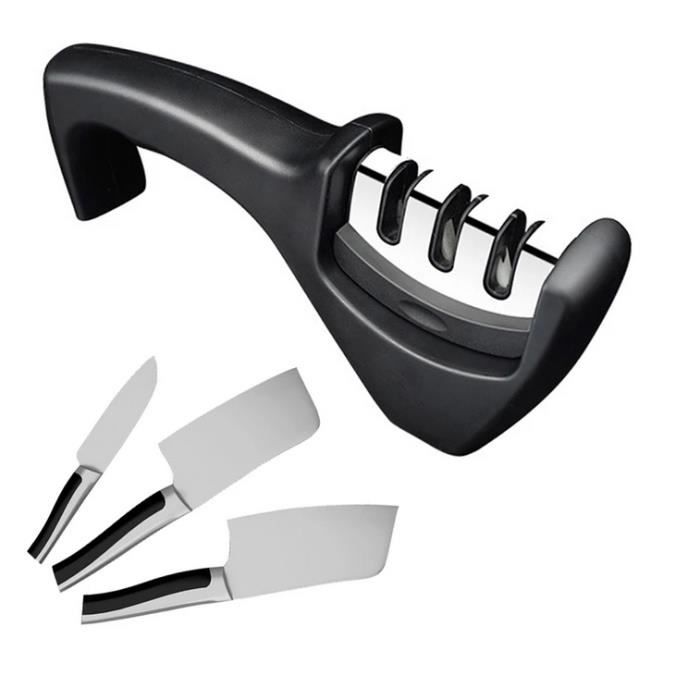 Pierre à Aiguiser Affûteur de Cuisine Affûtage Couteaux Multifonctionnel - Cdiscount Maison