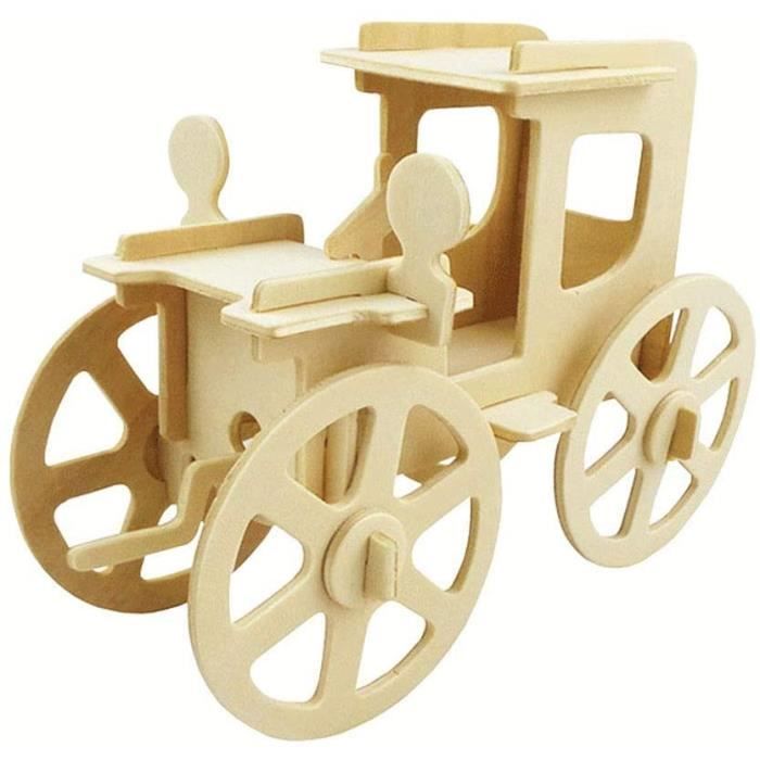 KIT MODELISME zzle 3D en Bois Jouets Faits Agrave La Main Science Kit ...