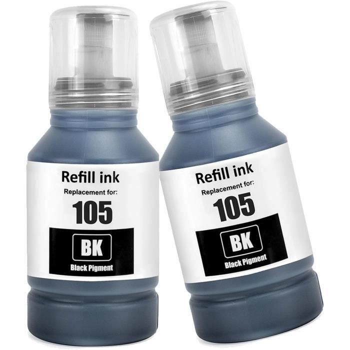 105 Encre Compatible Avec Epson 105 106 Pour Ecotank Et-7700 Et-7750 ...