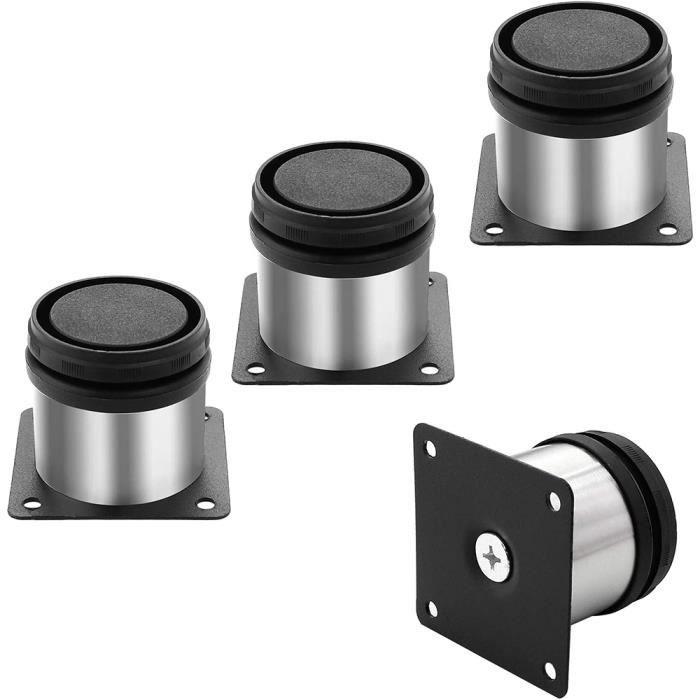 DAMILY® Pied de Meuble - 4 pcs - Réglables - 50x50MM - en Acier ...