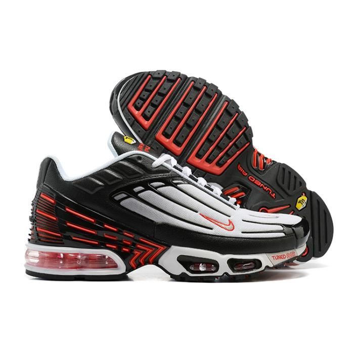 Sneakers - Nike - Air Max Plus TN - Noir - Gris - Rouge Couleurs ...