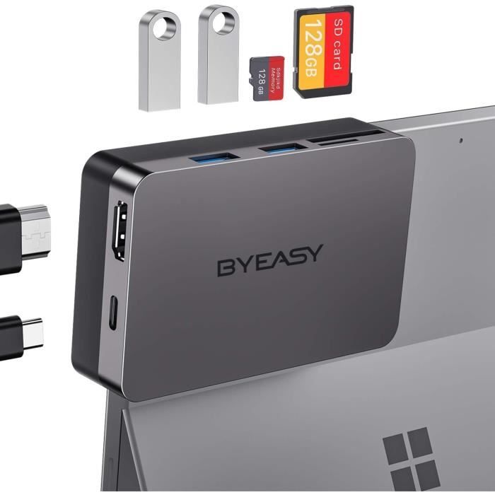 Surface Pro 7 Dock Station D'Accueil 6 En 1 Pour Microsoft Surface Pro ...