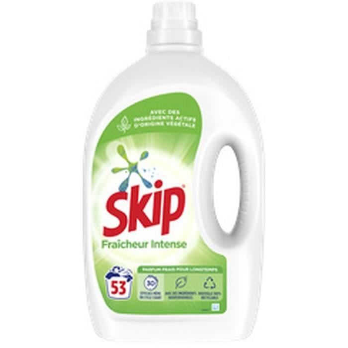 LOT DE 4 - SKIP : Lessive liquide Fraîcheur intense 53 lavages 2650 ml ...
