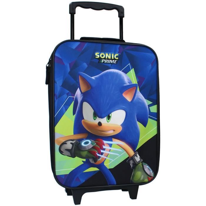 Valise cabine - SONIC - Sonic Prime Time - 42 CM - Noir - 2 roulettes ...