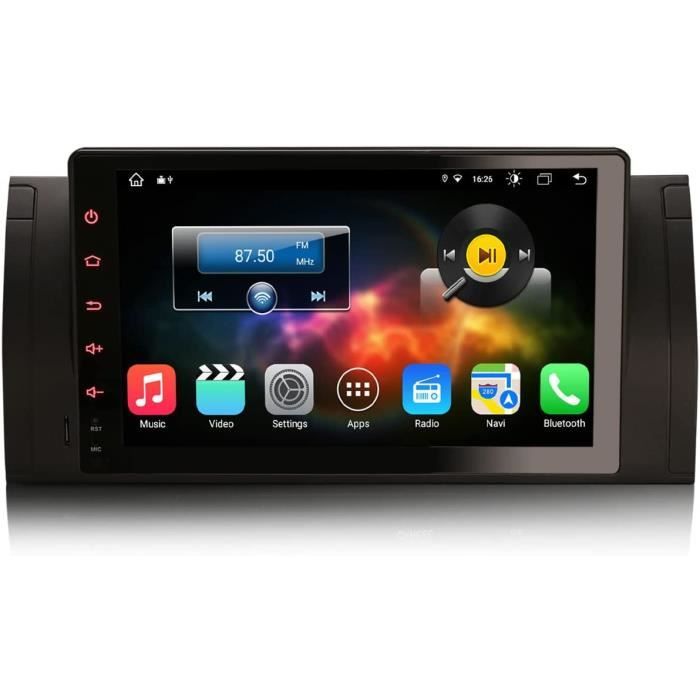 ERISIN 9 Pouces Anoid 12 Autoradio pour BMW Série 5 E39 E53 X5 M5 ...