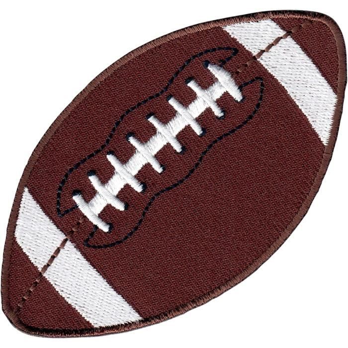 PatchMommy Patch écussorodé Thermocollant en Forme de Rugby-Ballon de ...
