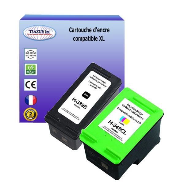 1+1 Cartouches compatibles avec HP OfficeJet 6310, 6313, 6315, 6318 ...