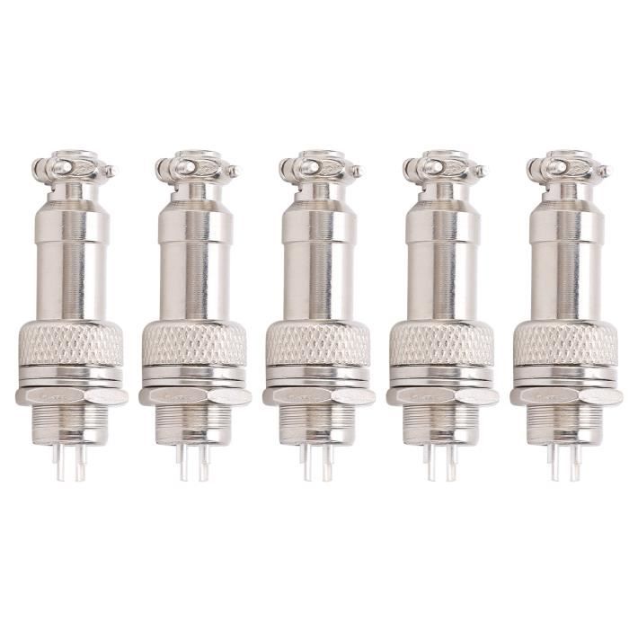 PAL Prise d'aviation 5 pièces Aviation prise connecteur mle femelle fil ...