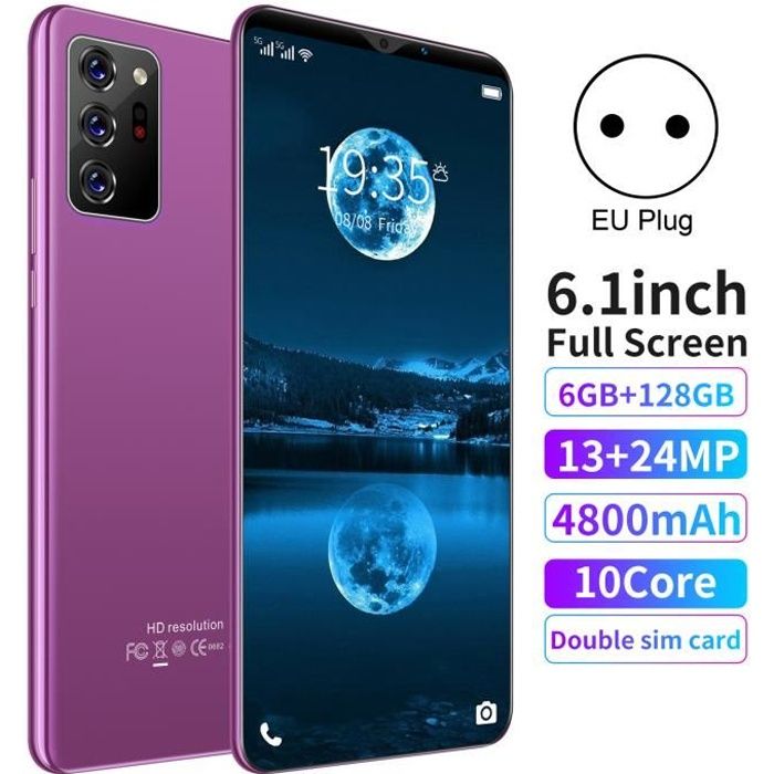 Note30 Plus Téléphone portable Grande mémoire Reconnaissance faciale ...