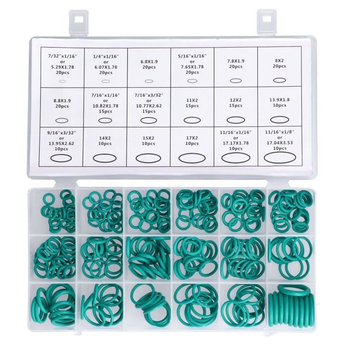 Ensemble d'assortiment de joints toriques Kit D'assortiment de Joints ...