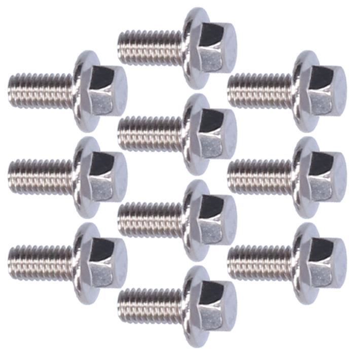 LAM-10 pièces boulons à tête hexagonale à bride en acier inoxydable 304 ...