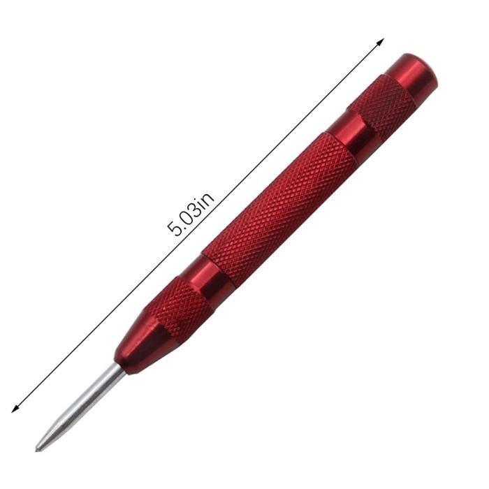 7 -Poinçon central automatique à ressort,outil de marquage des trous de ...