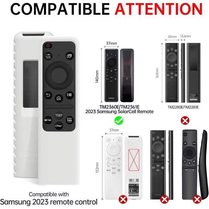 Coque Télécommande Pour Samsung 2023 Solarcell Tm2360E Bn59-01432A ...