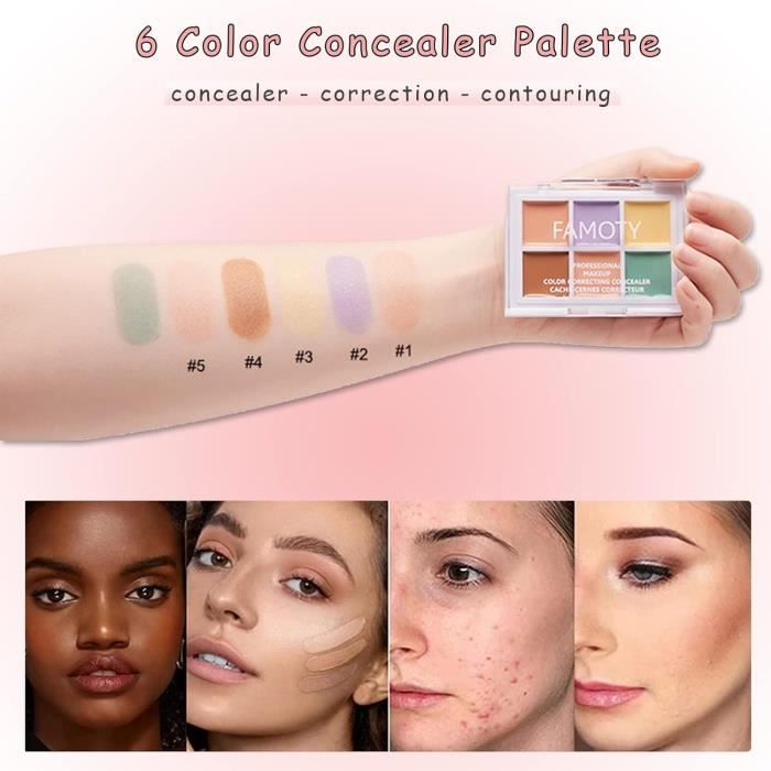 Palette Correcteur De Teint 8 Couleur Makeup Concealer Correcteur Anti ...