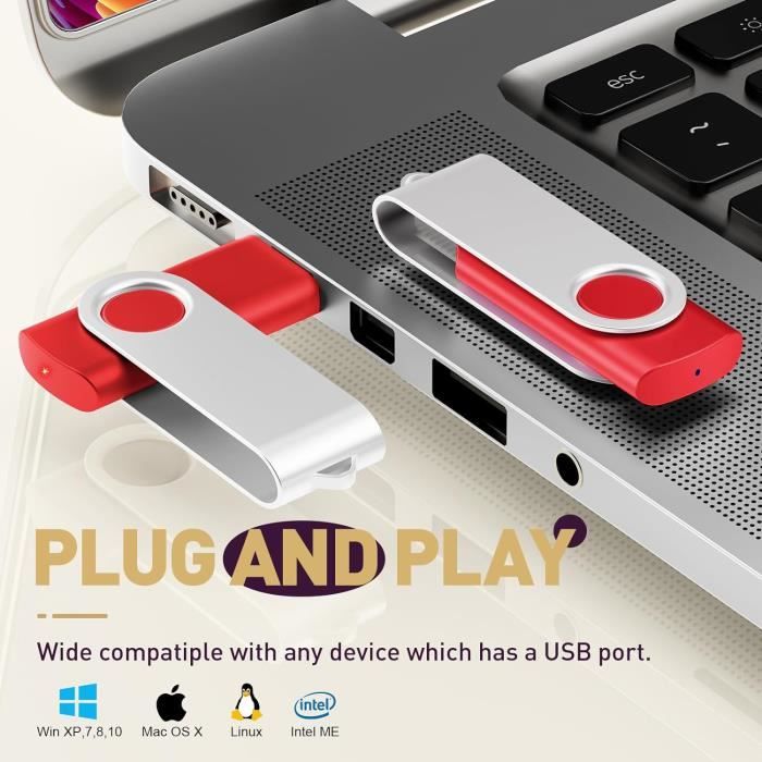 512Mb Cle Usb Lot De 10 Disque Flash Usb - Clef Usb 512 Mo Petite ...