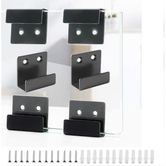 Crochet Mural Inox, 6Pcs Crochets Robustes De Mur, Crochets Robustes En ...