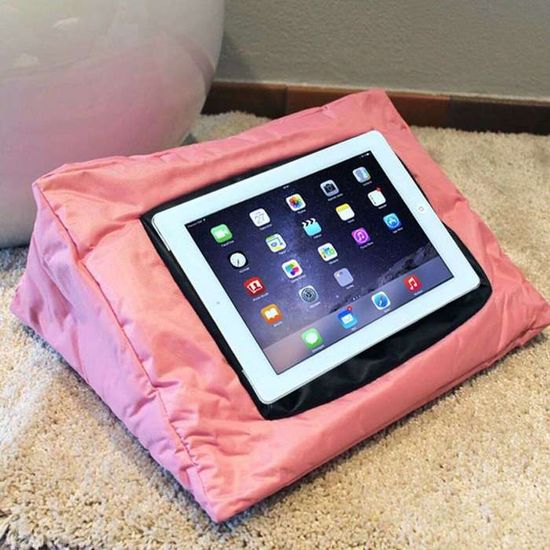Coussin support pour tablette multifonction rose 38x38 - Cdiscount ...