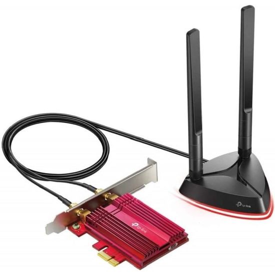 TP-LINK AX3000 Wi-Fi 6 Bluetooth 5.2 PCI Express Adapter with Two ...