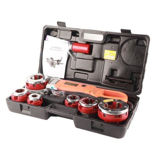 Machine de Filetage de Tuyau électrique - FDIT - EBTOOLS - Portable - 6 ...