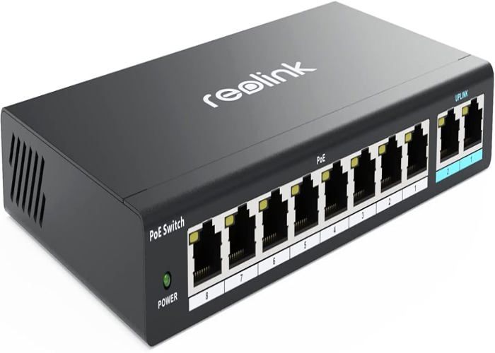 Poe Switch À 8 Ports Poe, 2 Ports Gigabit Uplink, Jusqu'À 120W Au Total ...
