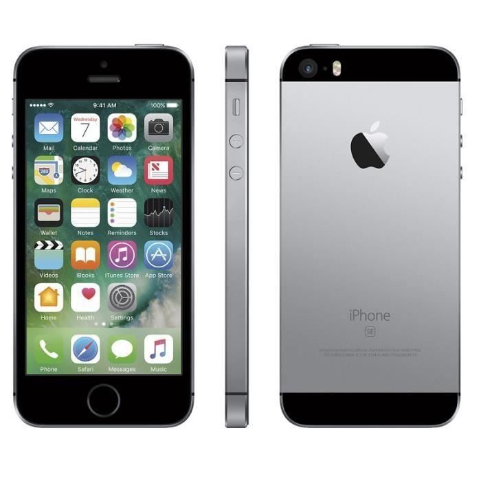APPLE iPhone SE 4G Smartphone 64 Go Noir - Cdiscount Téléphonie