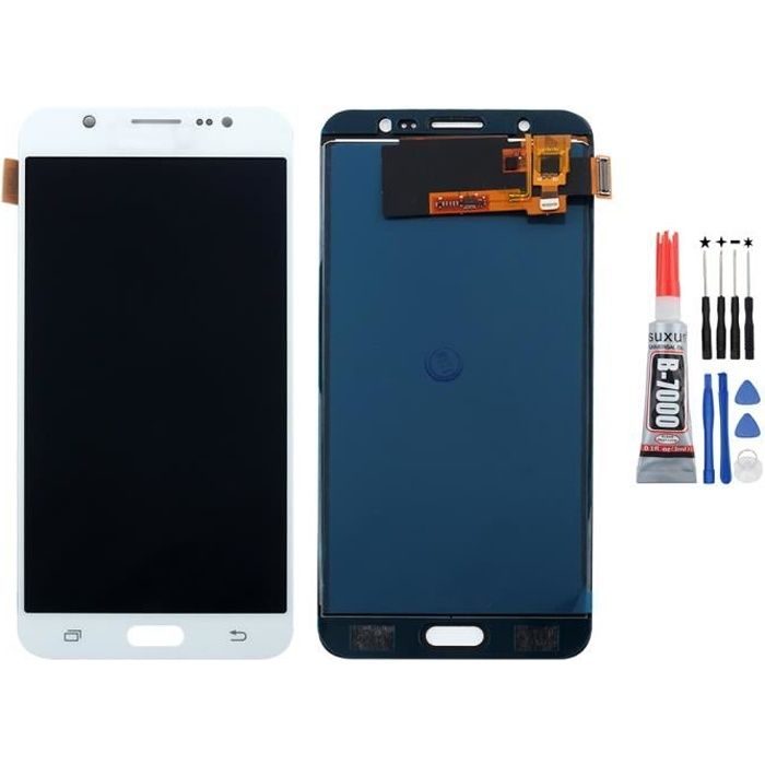 Écran LCD pour Samsung Galaxy J7 2016 J710F vitre tactile lcd + Kit outils BLANC - Cdiscount ...