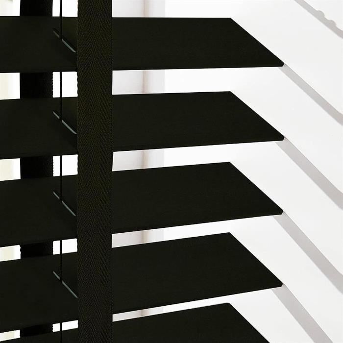 Stores Vénitiens En Bois Noir,Stores Horizontaux Occultants ...