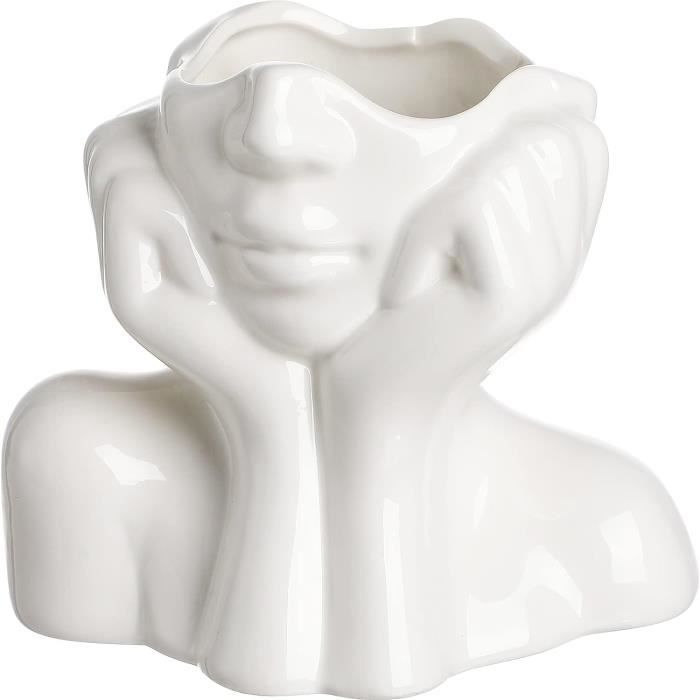 Vase En Céramique - Tête Artistique - Vase Pour Femme - Corps Humain ...