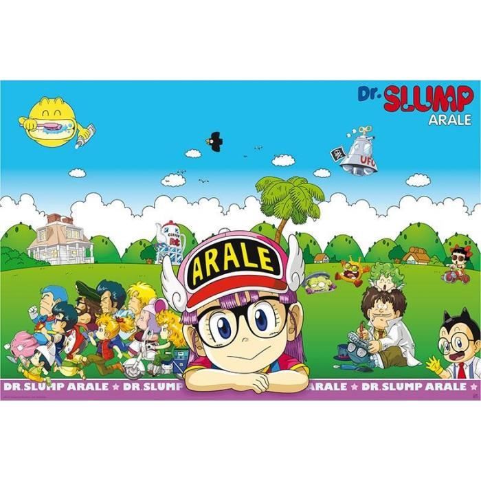 DR SLUMP - Poster 91X61 - Penguin Village - Cdiscount Maison