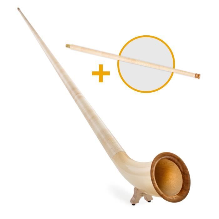 Cor de chasse Lechgold - cor des Alpes Modèle Deluxe F - Longueur 360 ...