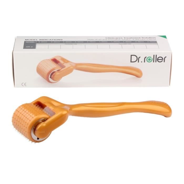 0,25 mm - Derma Roller dr.roller 192 aiguilles Micro aiguille Mezoroller rides acné cuir chevelu ...