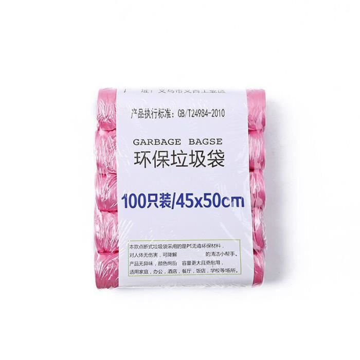 Rose 100pcs - Grand sac poubelle zéro déchet, tri pour Gadgets de ...