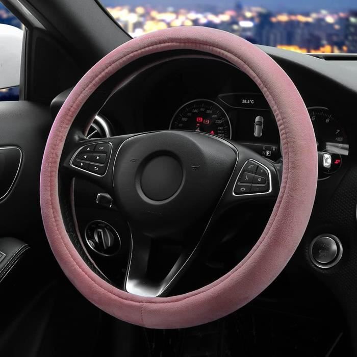 Couvre Volant En Velours Doux, Housse De Volant Universelle De Luxe Accessoires D'Intérieur De ...