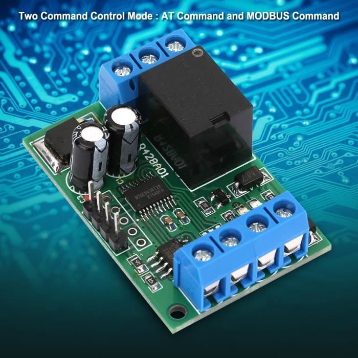 Module Relais - CIKONIELF - Mootea - 12V - 1 canal - RS485 MODBUS RTU ...
