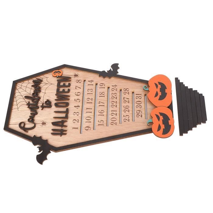 ETO- Calendrier d'Halloween du compte à rebours Calendrier de Compte à ...