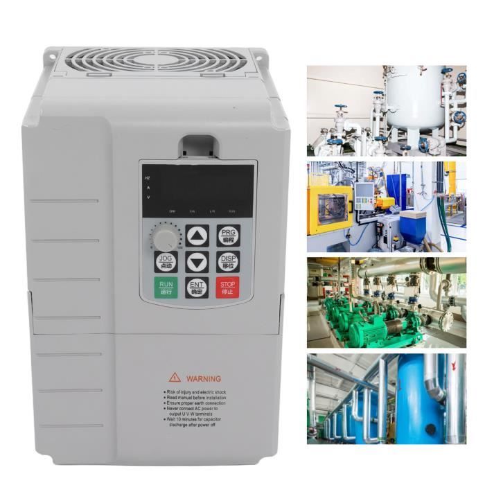 Cikonielf Variateur de fréquence triphasé Variateur de Fréquence VFD, Convertisseur Inverseur ...