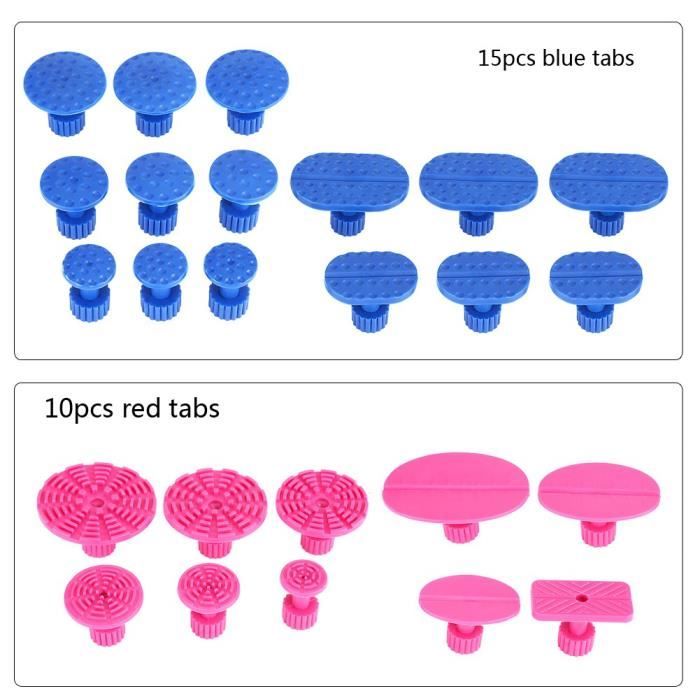 Dilwe Onglets d'extracteur PDR Puller Tabs, 25Pcs Car Auto Body Dents ...